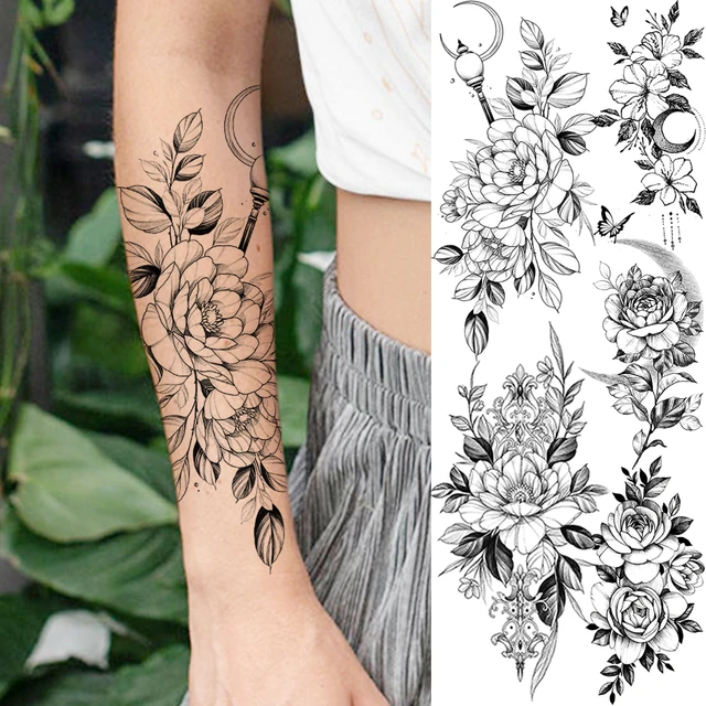 Cute Half Sleeve Tattoo Designs For Girls