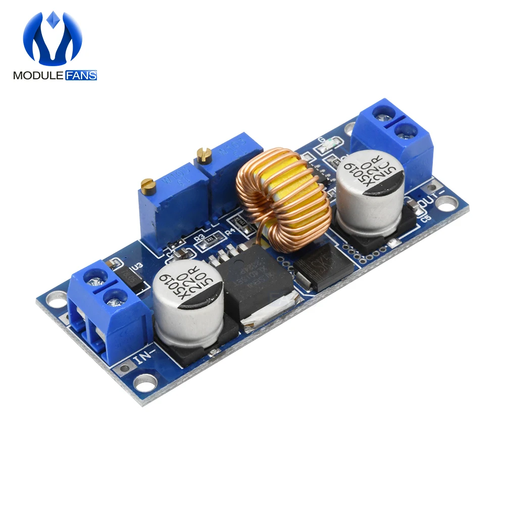 XL4015 DC-DC Step Down Buck Converter Module 5A 75W 12V to 3V 5V CC CV LED Driver Drive Board ...