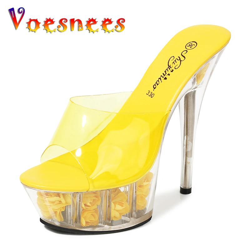 Heel Slippers Women Ladies | High Heeled Slippers | Slipper Womens High ...