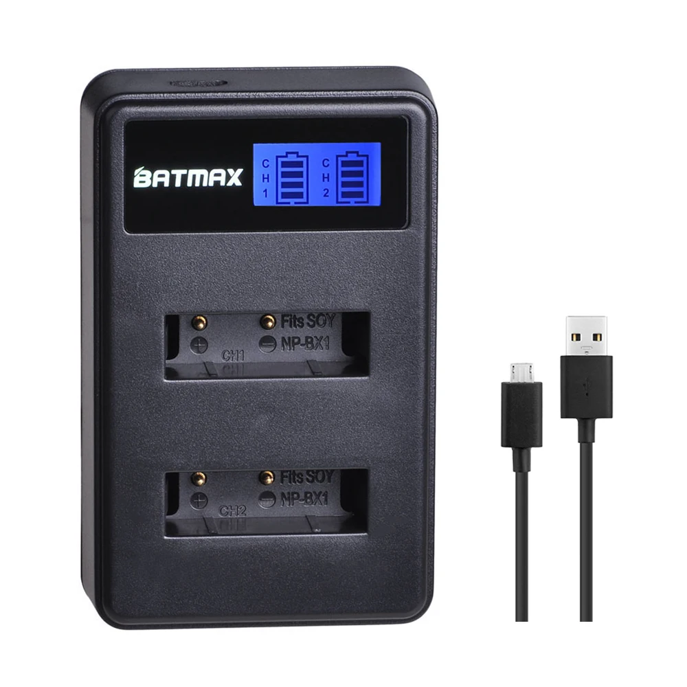 NP BX1 NP BX1 LCD USB USB Battery Charger for Sony DSC RX100 DSC WX500 ...