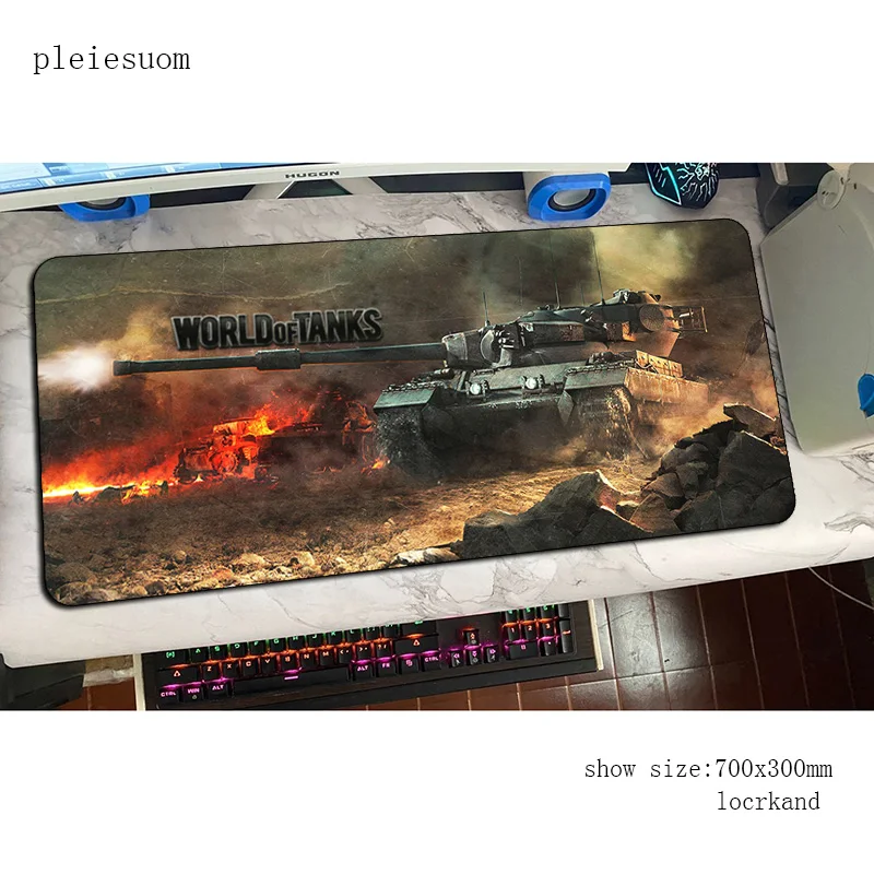 Wot esteiras presente 900x400x2mm gaming mouse pad grande teclado ...