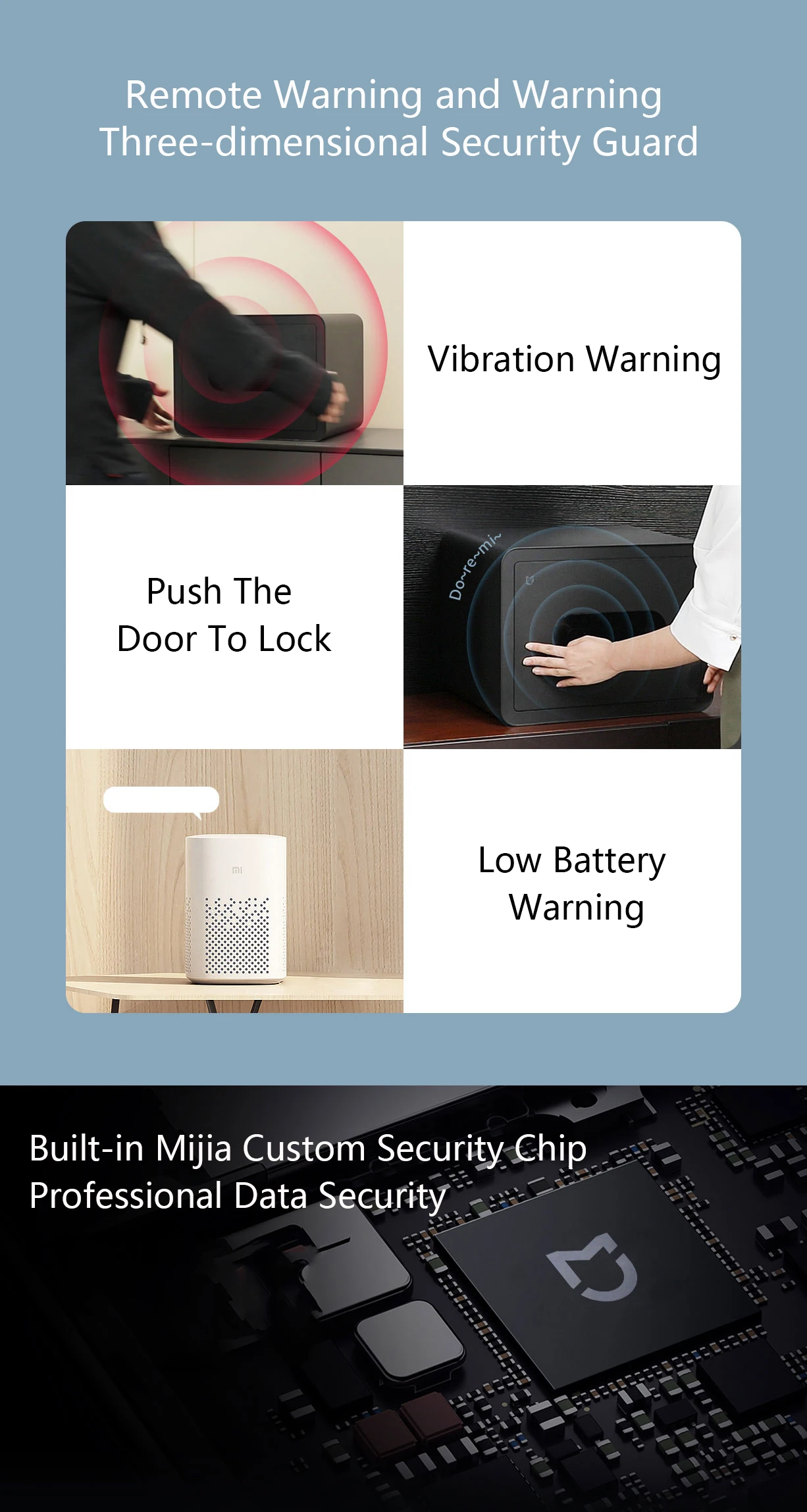 Xiaomi Mijia Smart Safe Deposit Box With FingerPrint - Safe Box - PowerMall
