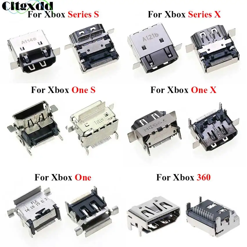 1-pces-para-xbox-series-s-x-hdmi-conector-de-interface-de-soquete-de ...