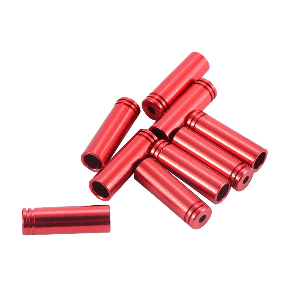 Frein vélo,Embouts de câbles de bicyclette en alliage d'aluminium,10 ...