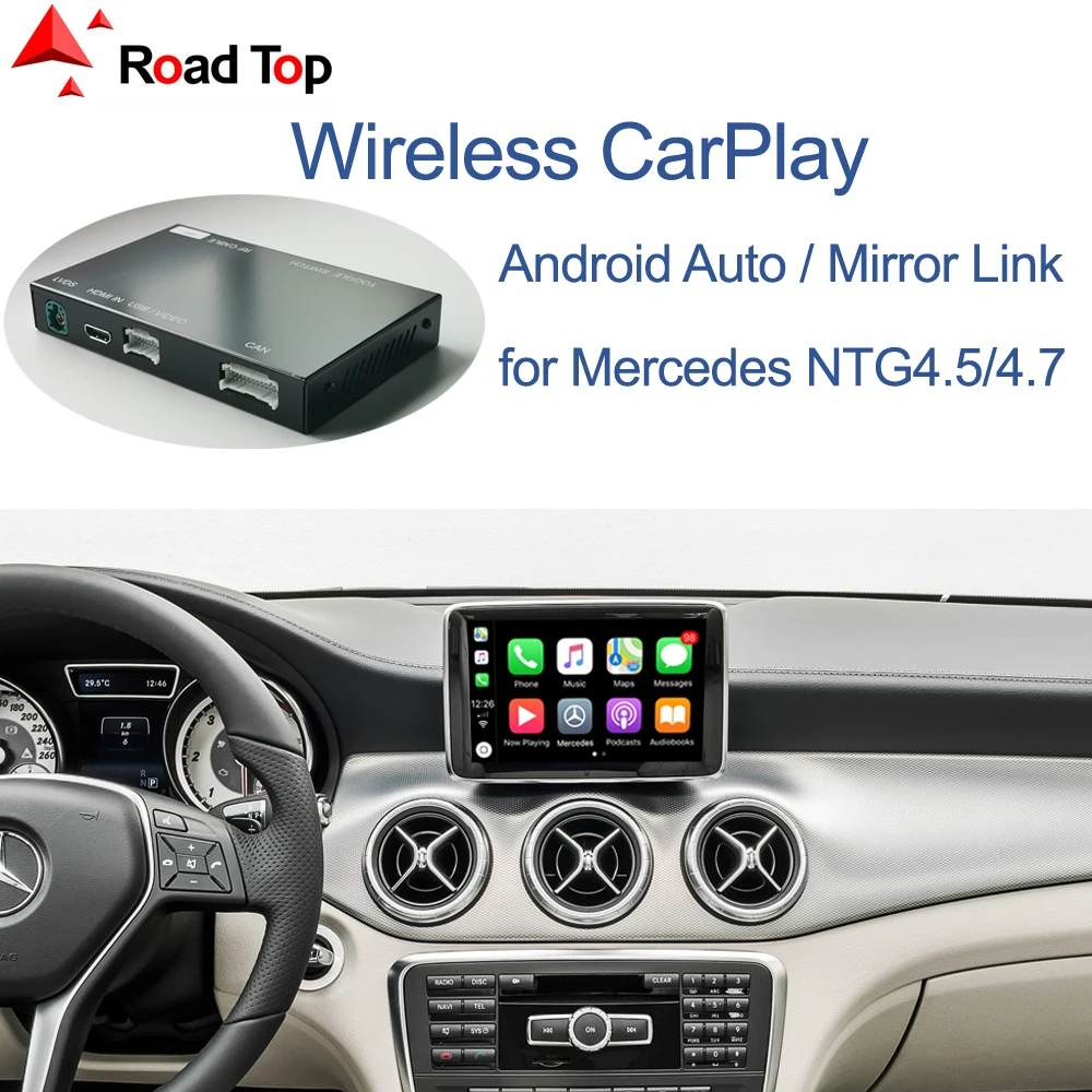Wireless CarPlay for Mercedes Benz A Class W176 B Class W246 CLA GLA ...