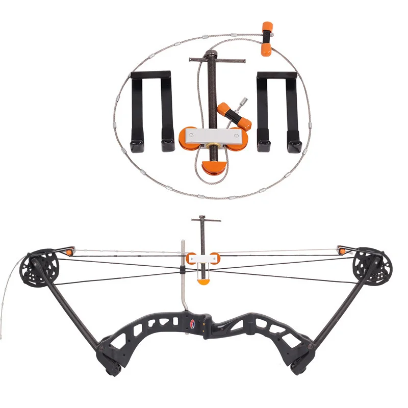 Portable Bow Press & String Changer Hand Held Metal Compound Bow ...