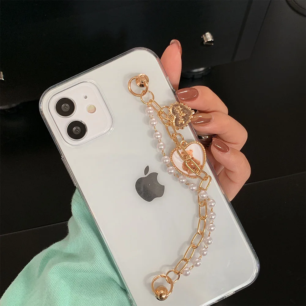 Allchw Bracelet Transparent Phone Cases For Iphone 13 12 11 Pro Max X ...