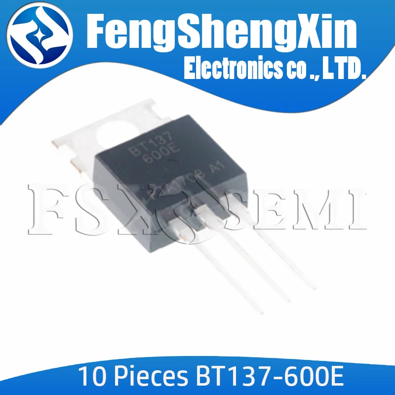 10pcs/lot BT137 600 BT137 BT137 600E TO220 Triacs sensitive gate|c c ...