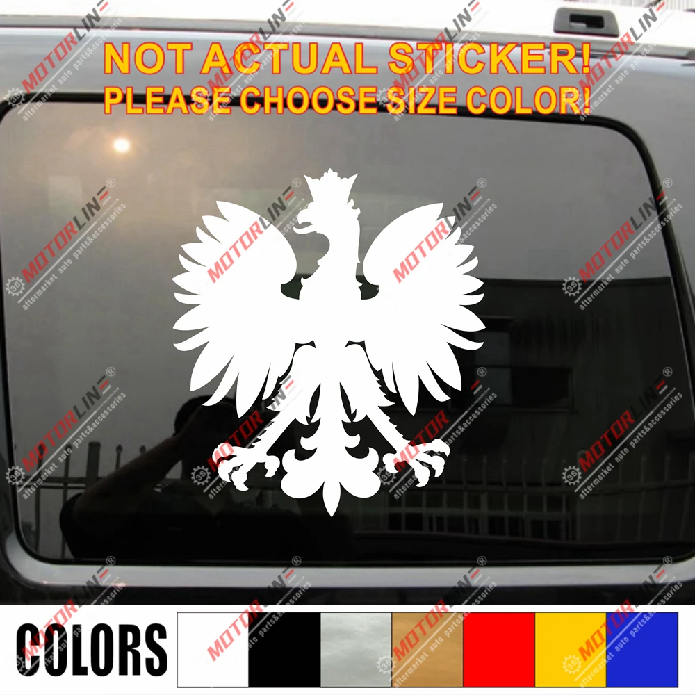 Poland White Eagle Polish Coat of Arms of Poland Orzel Bialy Polski Car ...