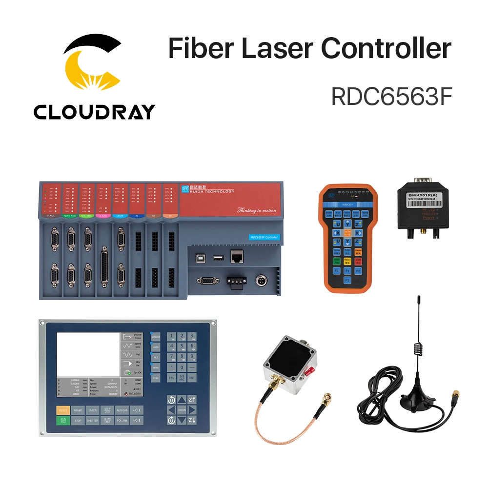Cloudray Original Fiber Laser Controller Ruida Rdc6563f Auto ...