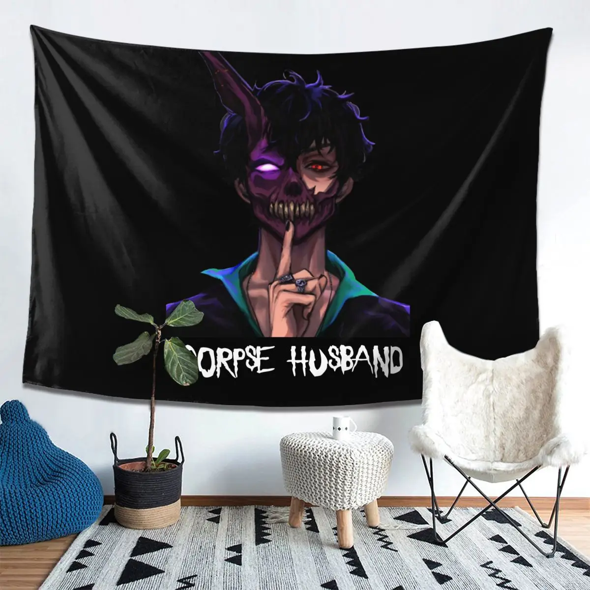 Other Home & Living - Corpse Husband Memes Tapestry Blanket Curtain ...
