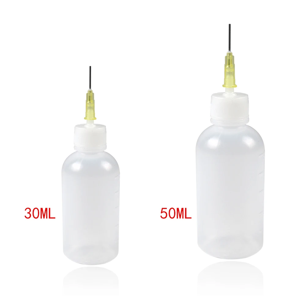 50cc-30ml-Plastic-Dispensing-Bottle-with-Syringe-Needle-Nozzle-Squeeze ...