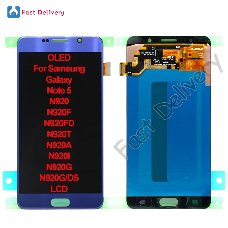 Oled para samsung galaxy note 5 n920 n920f n920fd n920t n920a n920i ...