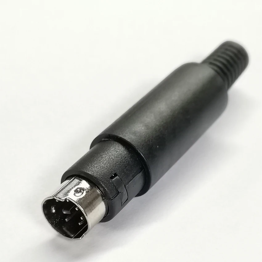 10PCS/Lot MINI PS2 MD 6Pin 6P S Terminal Male Jack/Plug Connector PS2 ...