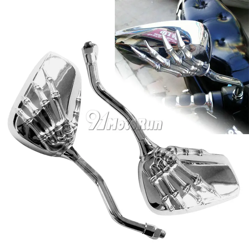 2pcs-Universal-Motorcycle-Scooter-Rear-View-Mirrors-For-Honda-Suzuki ...
