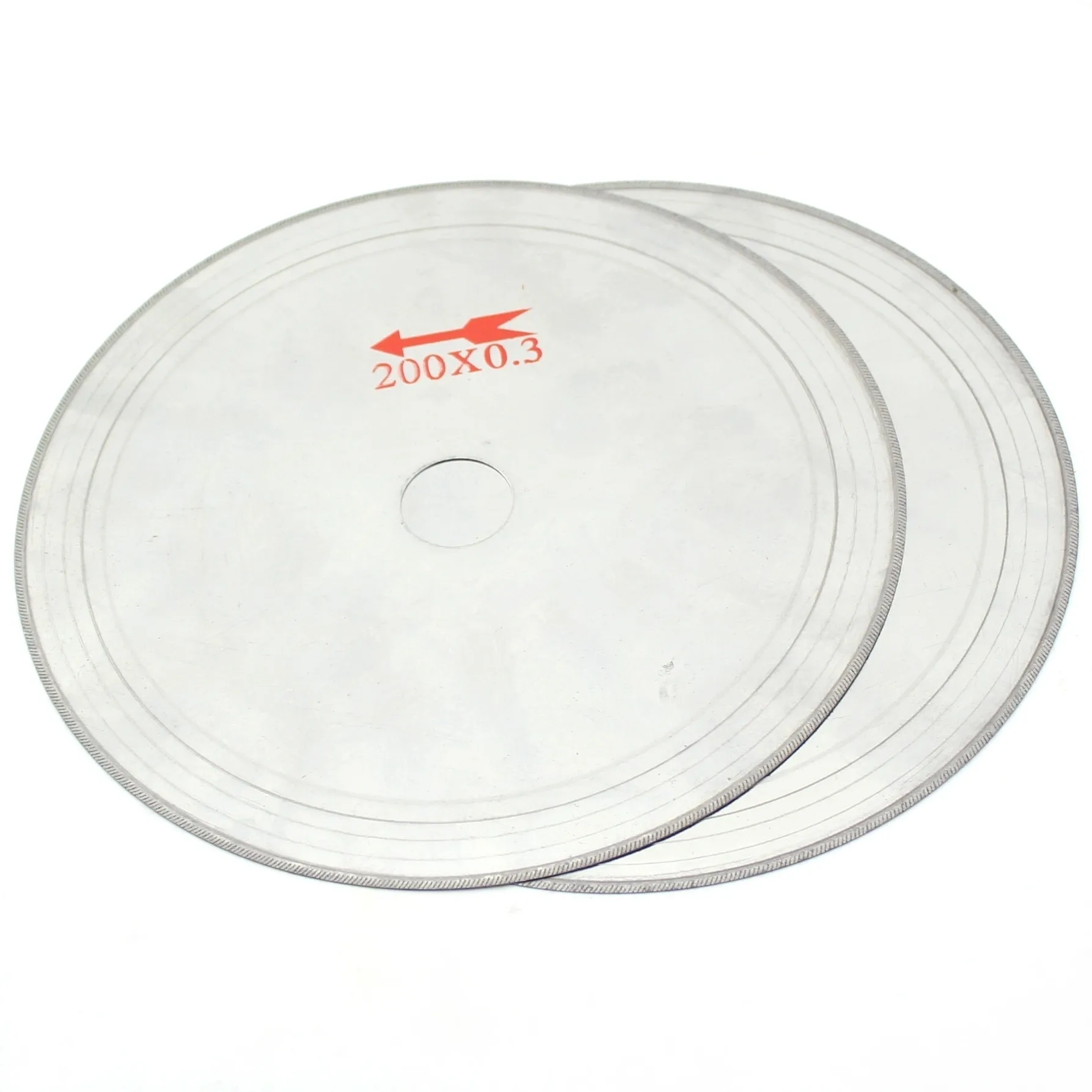 2pcs 8" Inch Diamond Lapidary Saw Blade Super-thin Rim 0.55mm Cutting ...