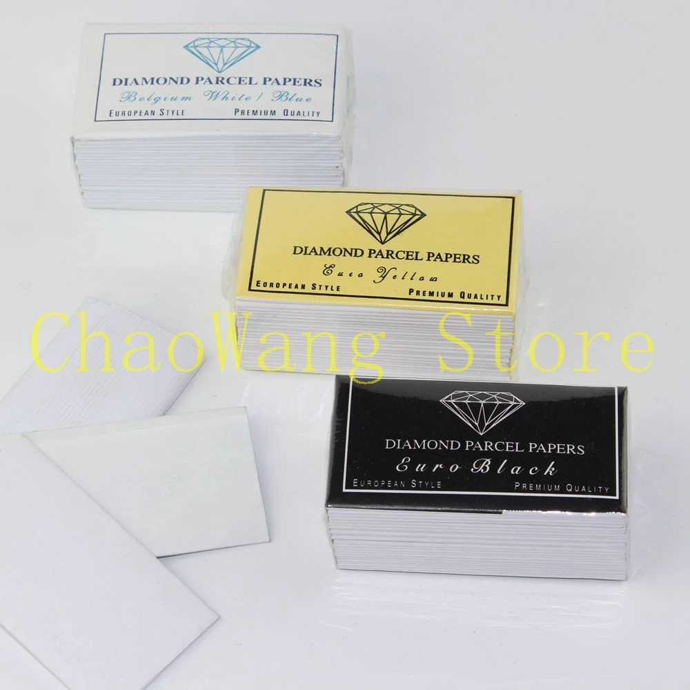80*45mm 25PCS/BAG jewelry packing Diamond Parcel Papers Gem Stone ...