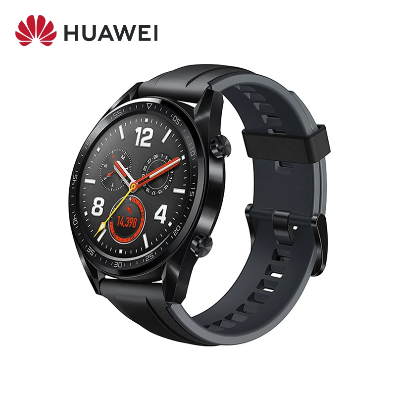 Huawei original relógio gt relógio inteligente gps nfc 14 dias vida ...
