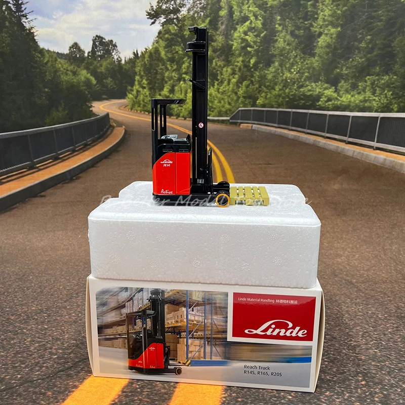 1:25 다이캐스트 린데 소재 핸들링 리치 트럭 지게차 R14S R16S R20S 모델 수집기 에디션|다이캐스트 & 장난감 차 ...