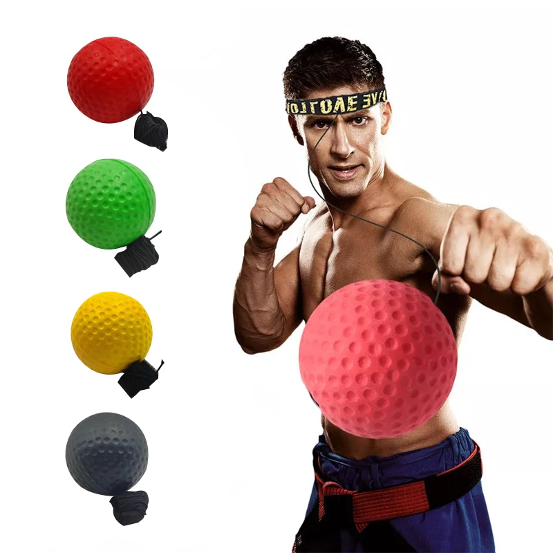 Boxing Speed Ball Head-mounted Pu Punch Ball Mma Sanda Training Hand ...