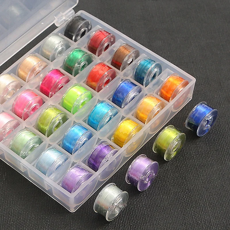 60 Meters/Roll Single-strand High-wrap Ice Silk Thread Sewing ...