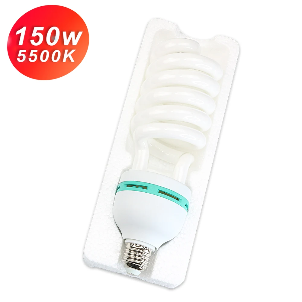 150W-E27-Base-Bright-Photography-Daylight-Bulb-Fluorescent-Continuous ...