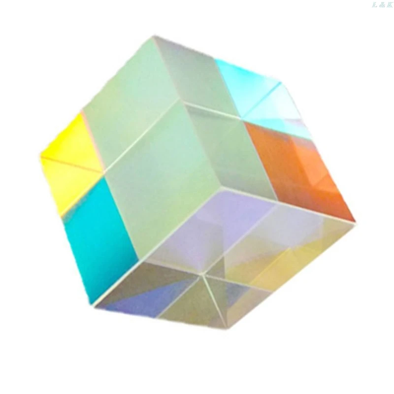 Colorful Combiner Splitter Cross Dichroic Cube RGB Prism Optical Glass ...