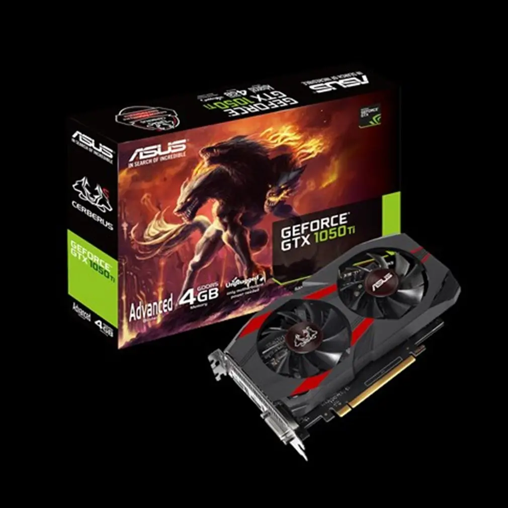ASUS ROG Strix GeForce GTX 1050 Ti 4GB GDDR5 Advanced Edition VR Ready ...