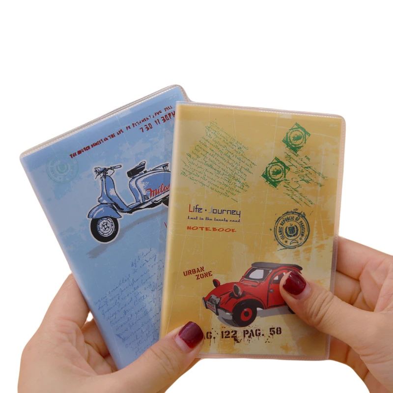 1pcs-Random-Creative-Cute-Motorcycle-Bus-Pattern-Plaid-Notepad-Daily ...