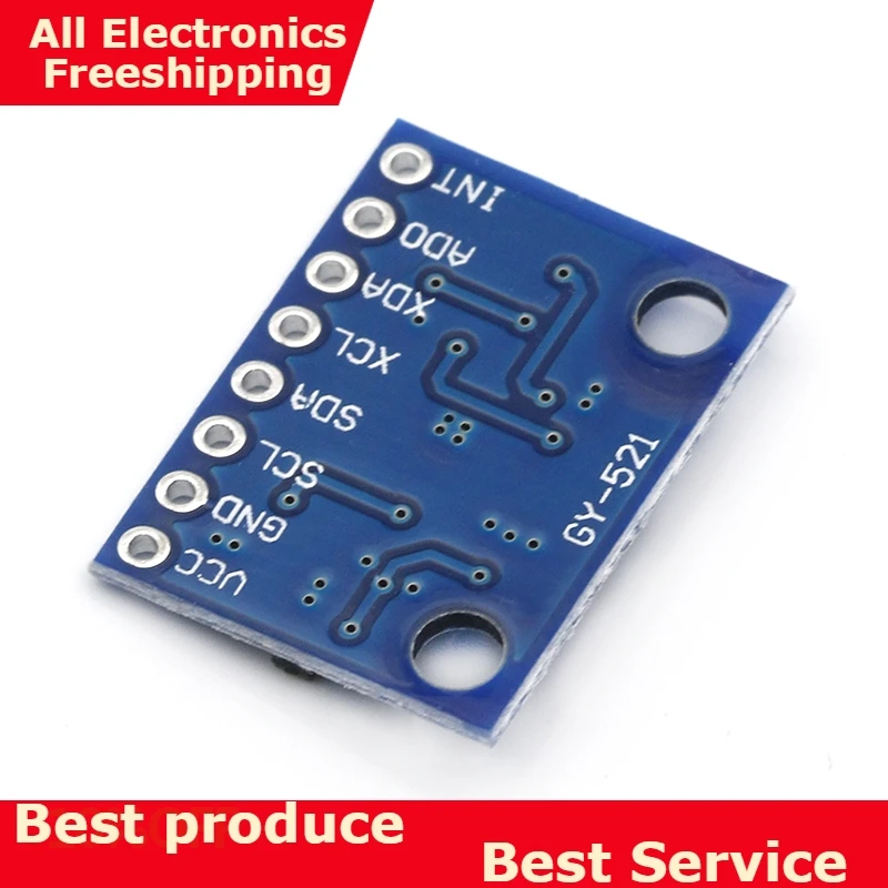 GY-521 MPU-6050 MPU6050 Module 3 Axis analog gyro sensors+ 3 Axis ...
