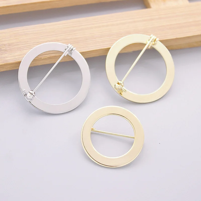 1pcs-31mm-high-quality-Copper-round-brooch-Pin-Nickel-free-Plating ...