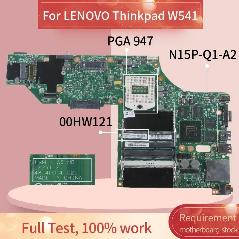 00HW121-Laptop-motherboard-For-LENOVO-Thinkpad-W541-Notebook-Mainboard ...