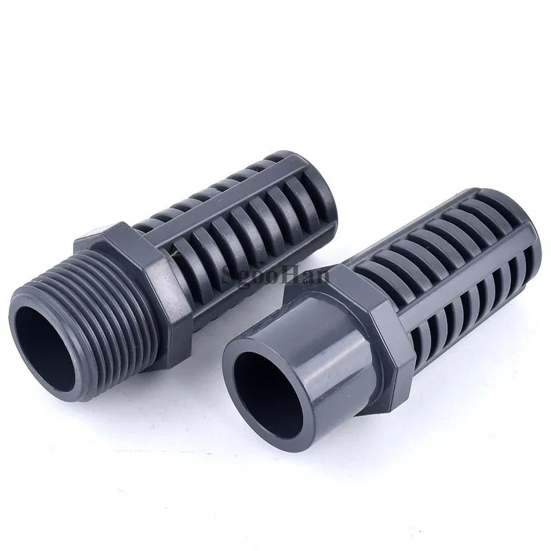 1-5pcs-PVC-Threaded-Suction-Overflow-Strainer-Aquarium-Filter-Drain ...