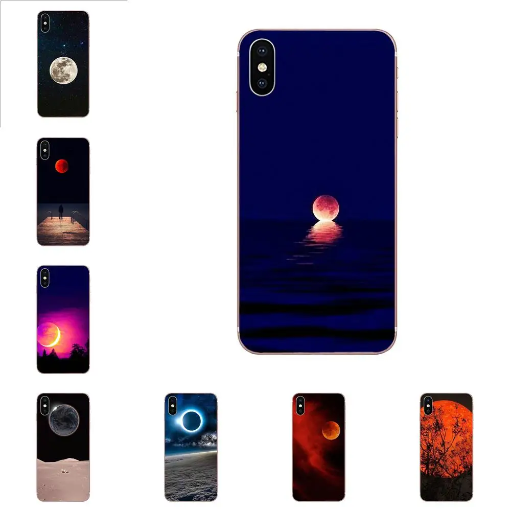 TPU Print Case Lunar Eclipse For Samsung Galaxy J1 J3 J4 J5 J6 J7 A10 ...