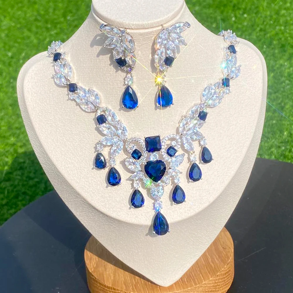 Blue Wedding Jewelry Sets