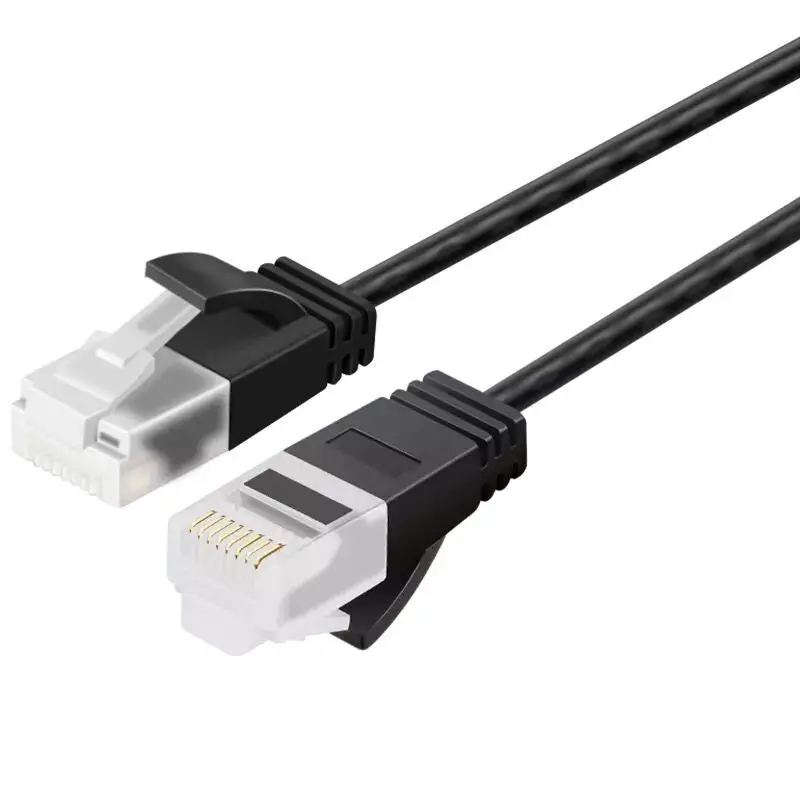 Cabo ethernet ultra fino cat6a, cabo de rede lan ultra fino utp de alta ...