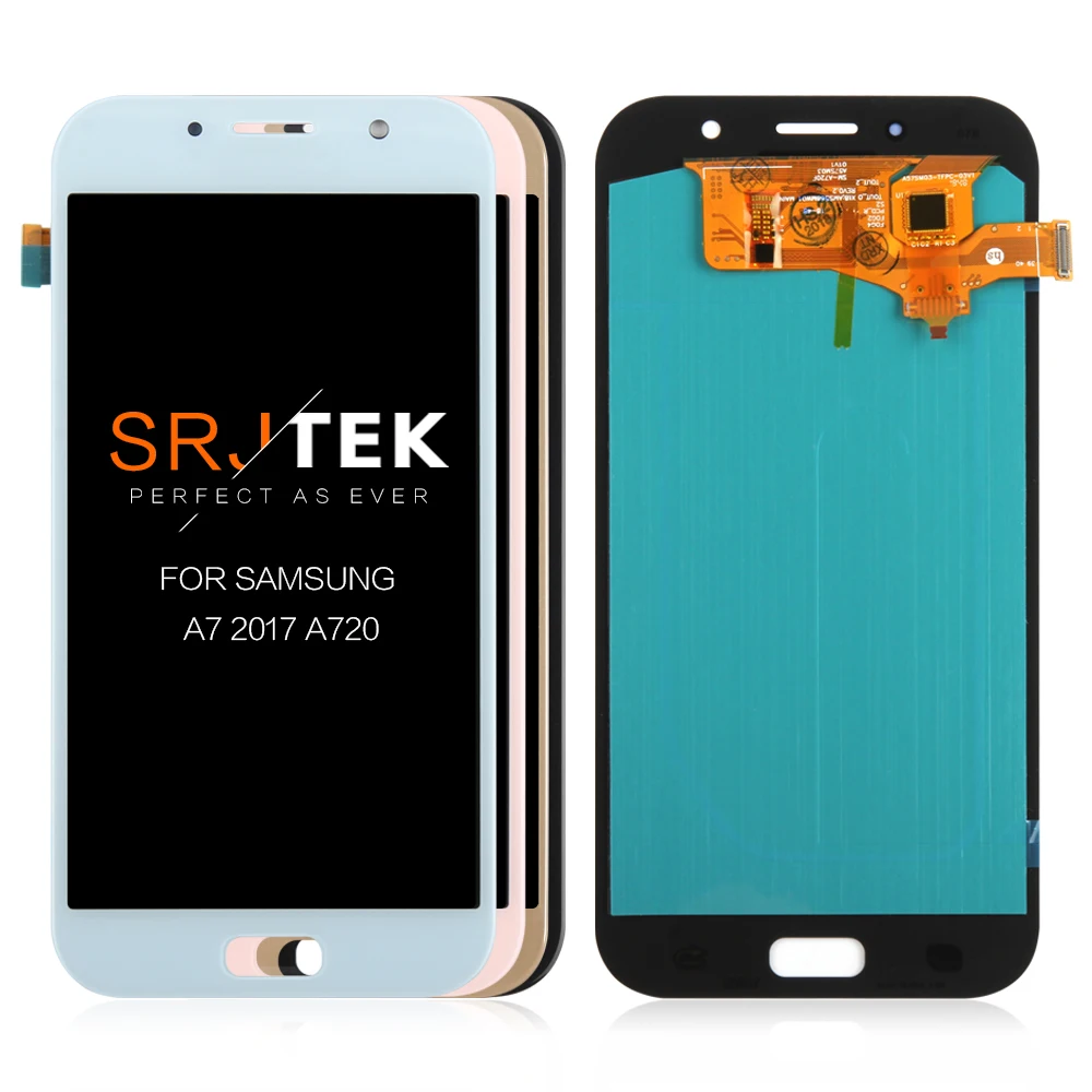 5,7 ''TFT/OLED para Samsung Galaxy A7 2017 Display A720 LCD A720F LCD A720M A720Y LCD Touch ...