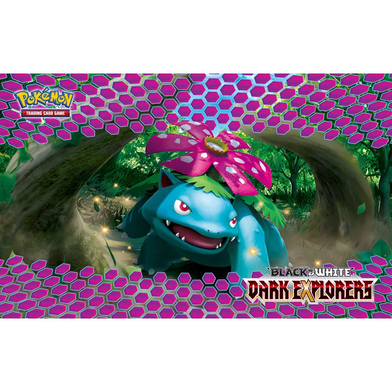 Bandai Playmat Pokemon Monster Venusaur Trading Card Game Dark ...