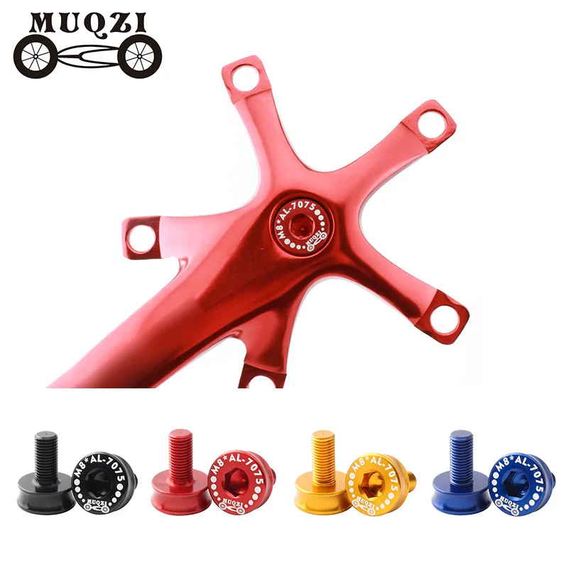 MUQZI 2Pcs Bicycle Square Bottom Bracket Screw MTB Road Bike M8 ...