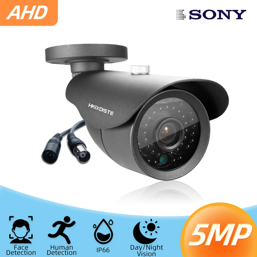 36 IR LEDS MetalShell Bullet AHD 5mp Street In Video Surveillance ...
