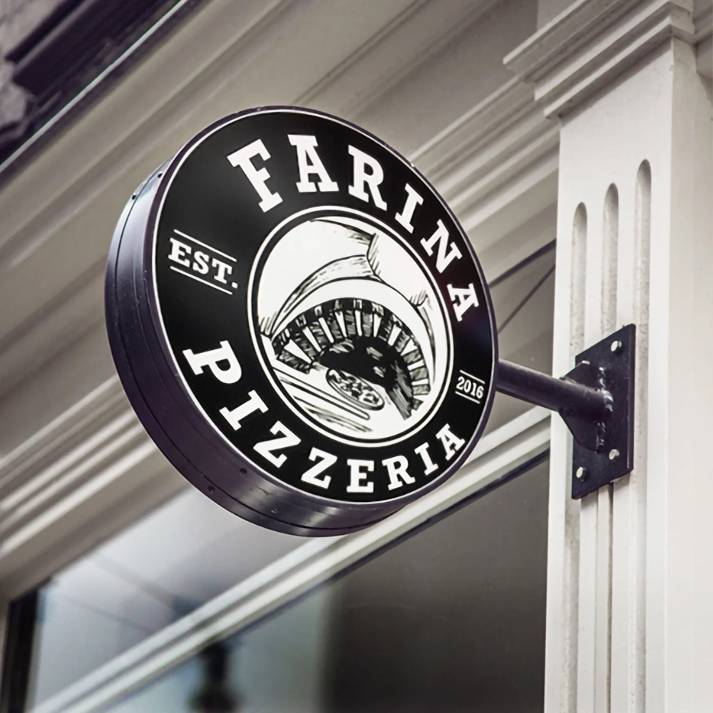 Round Light Box Signage Indoor Acrylic Led Light Box Logo Outdoor Led ...