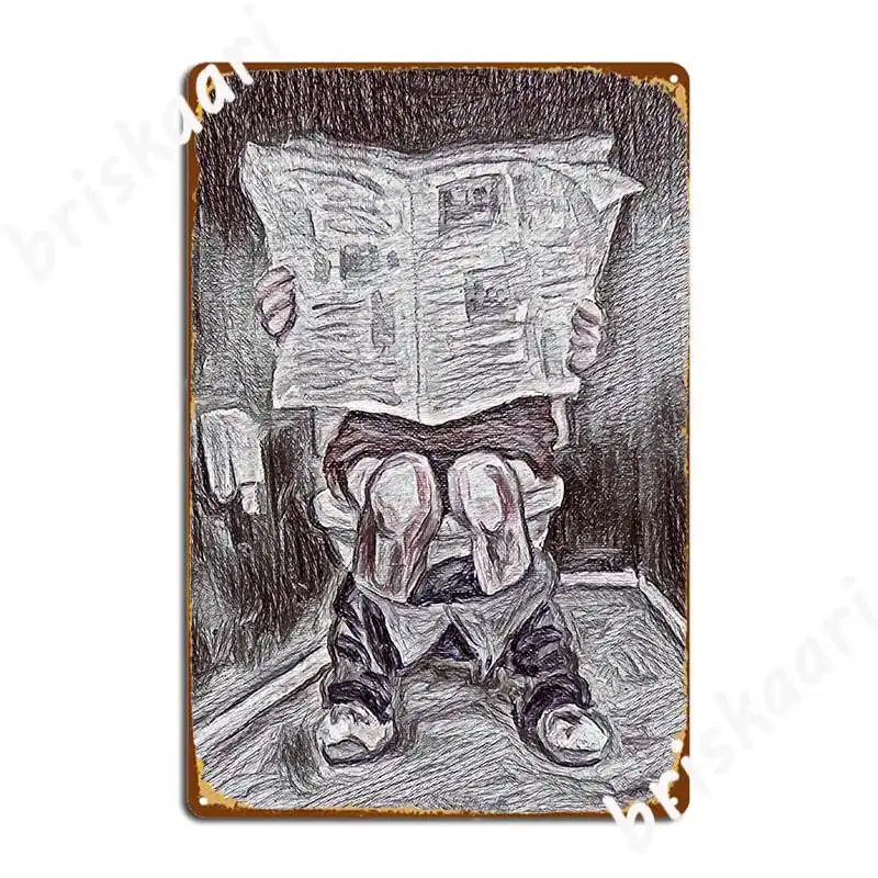 Bathroom Decor Cartoon Metal Sign Cinema Kitchen Kitchen Plates ...