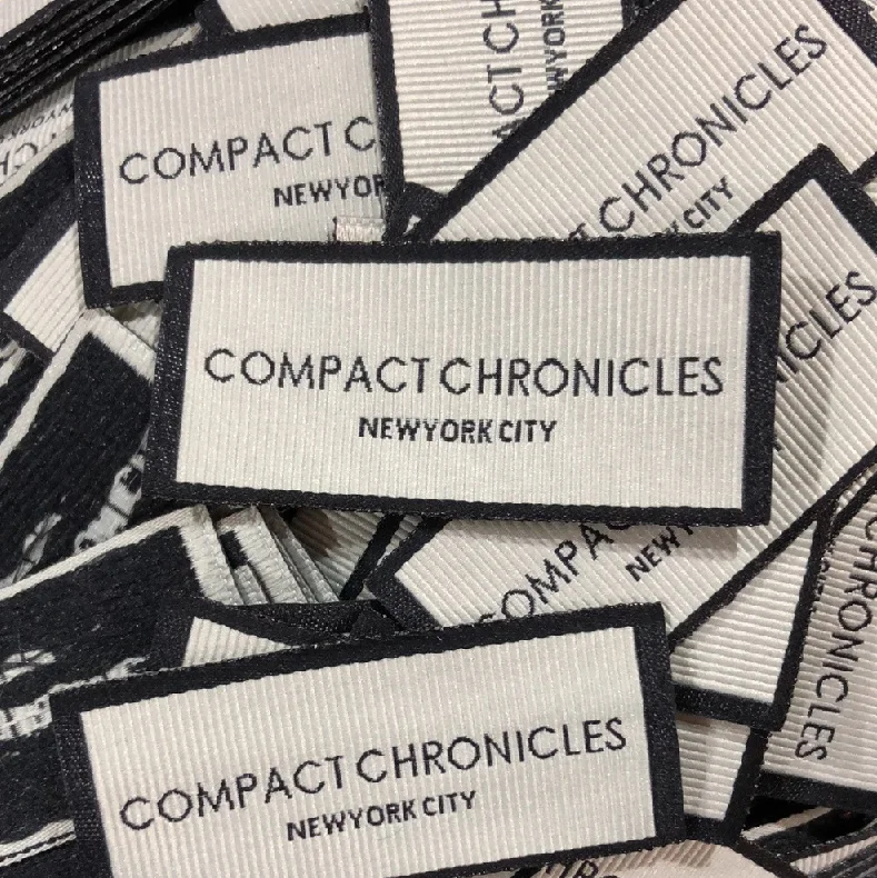 Custom Logo / Design T-shirt Jacket Suits Main Label Neck Label Damask ...