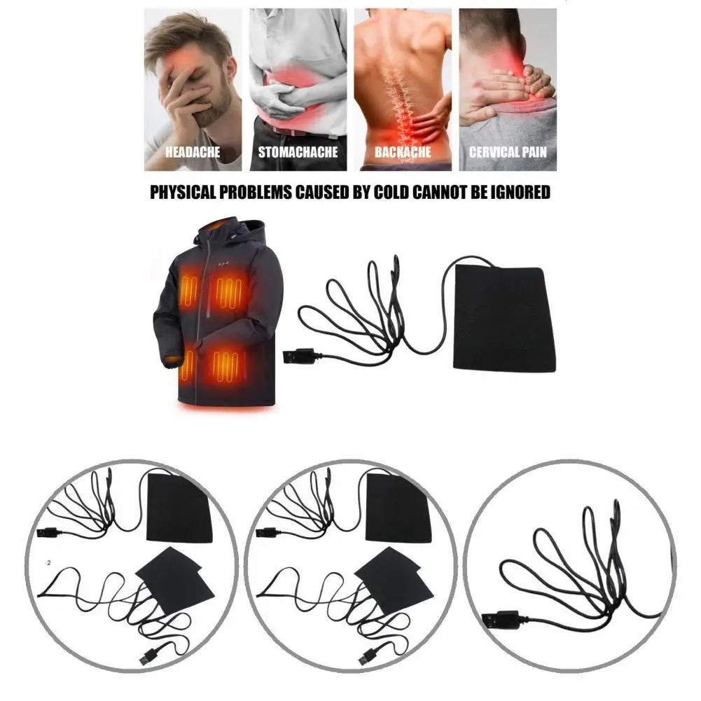 2 Styles High Quality Mini 5V 2A Warmer Pad Lightweight Cloth Heat Pad ...