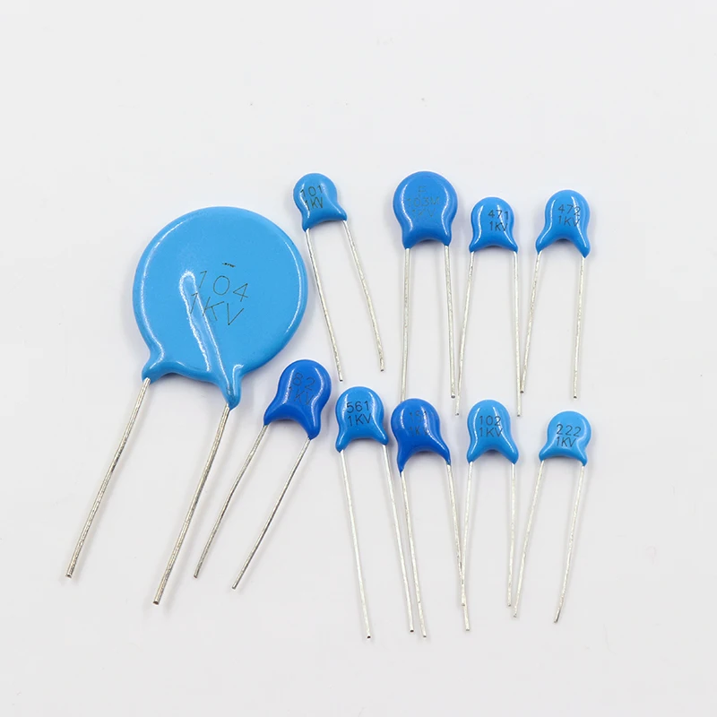 20PCS High voltage Ceramic capacitor 1KV 82P 100P 150P 470P 560P 1nf ...