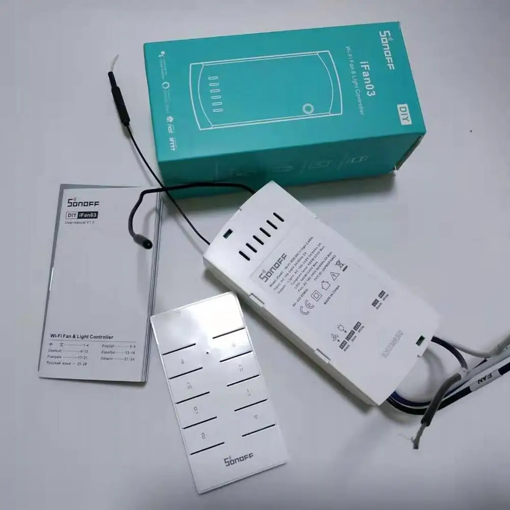 Sonoff iFan03 вентилятор лампа умный переключатель преобразования в ...