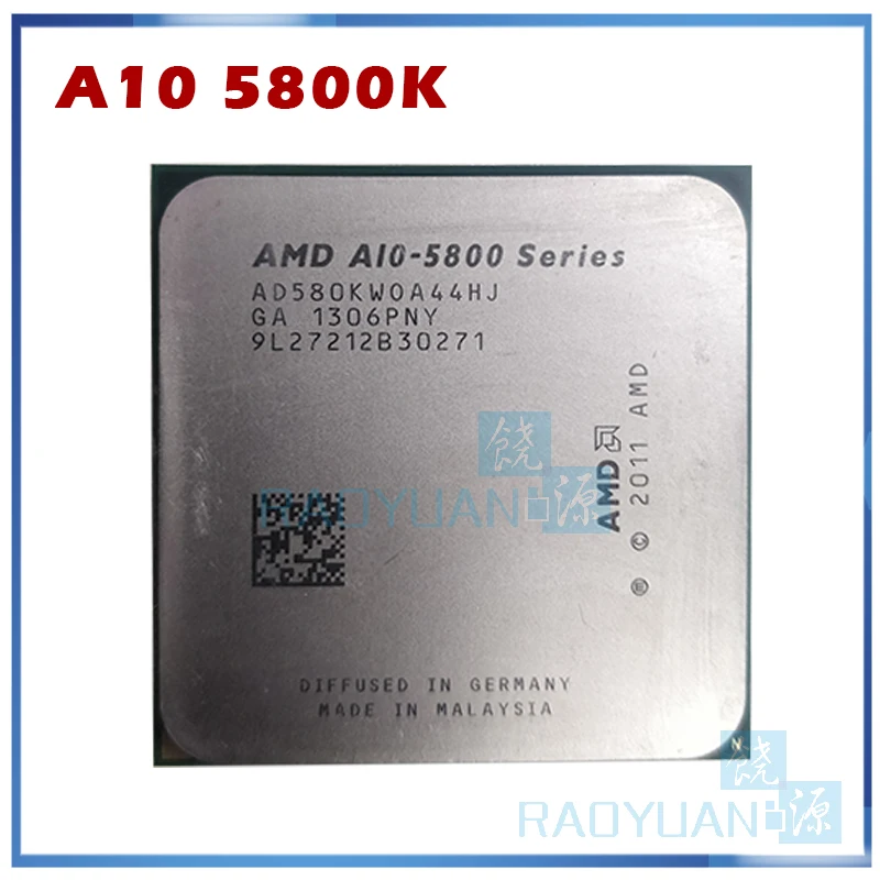 AMD procesador de CPU de cuatro núcleos, A10 Series, A10 5800, A10 ...