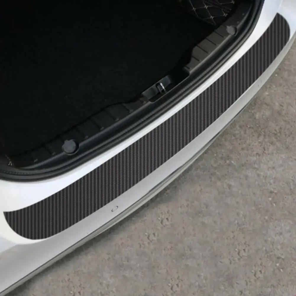 Carbon Fiber Car Rear Bumper Anti Scratch Trim Sticker for VW Golf 6 ...