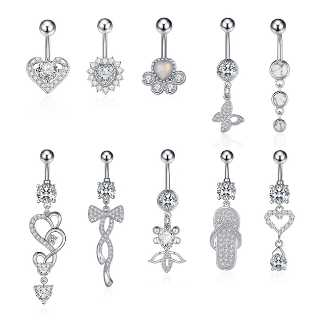 Cute Bow Belly Button Rings