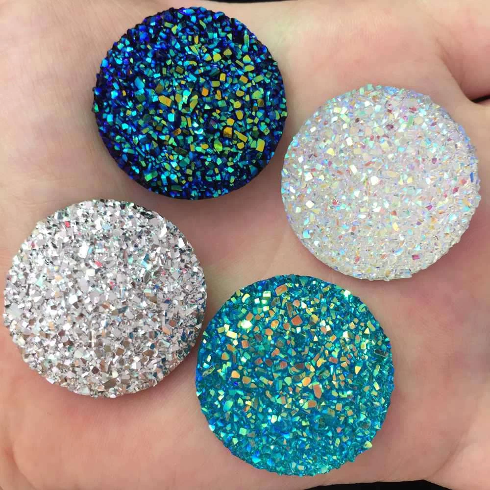 Rhinestone Flat Back Buttons | Flat Back Buttons Crafts | Diy Flat Back ...